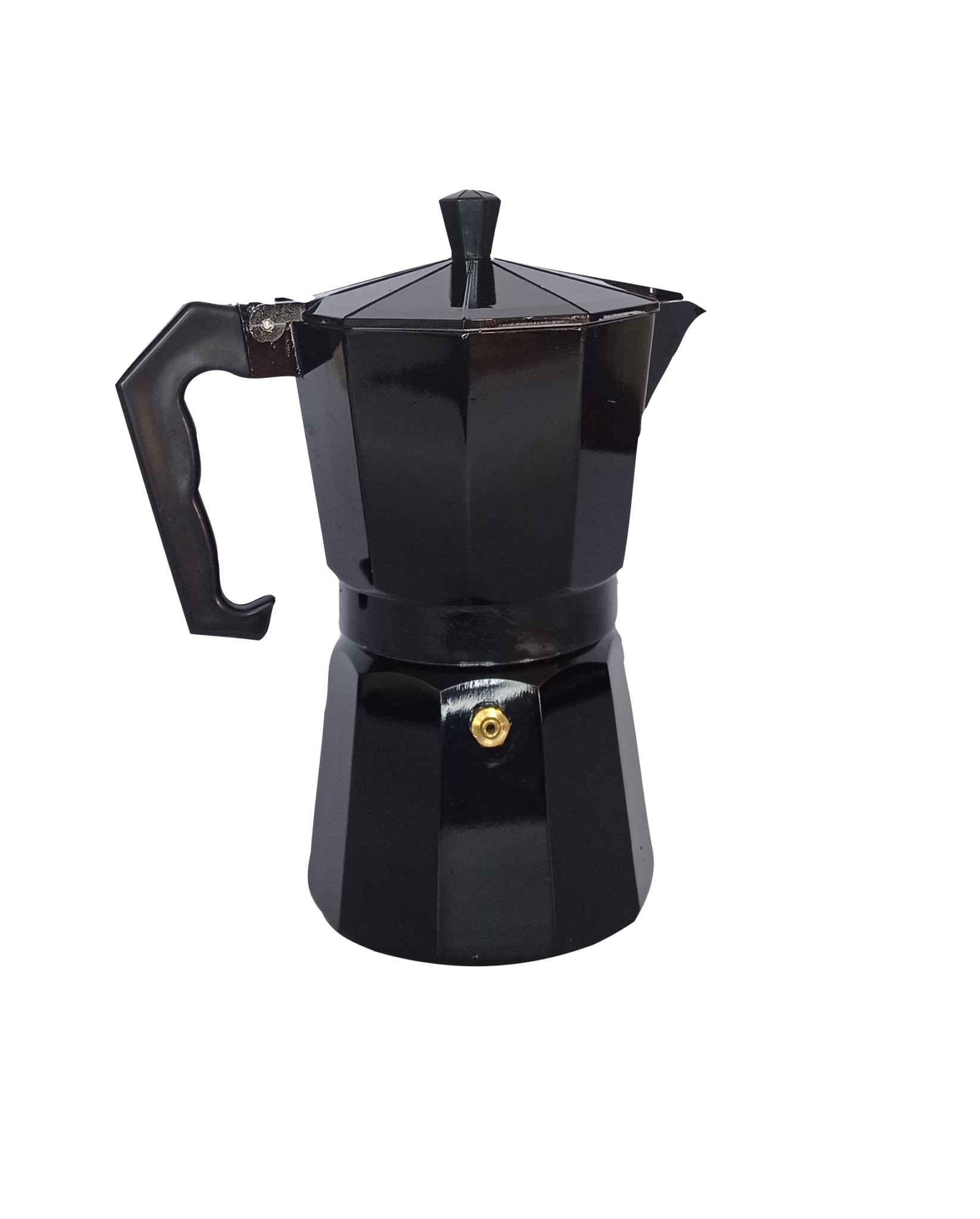 Moka Italiana Negra 6 Tazas (300 ml) - Tienda Cafetal